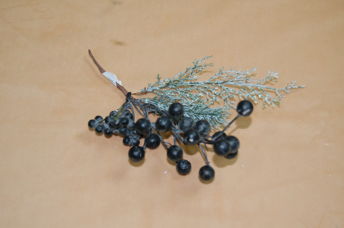 Vetvička - 0568 čierne bobule :: https://www.majadizajn.eu/